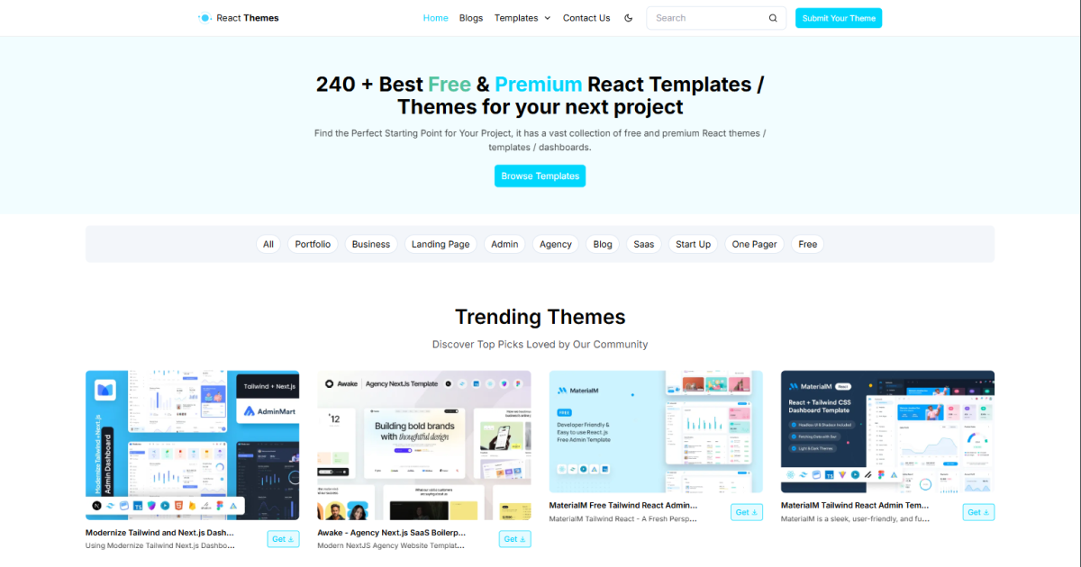 Ecme - Next.js Tailwind Admin Templat